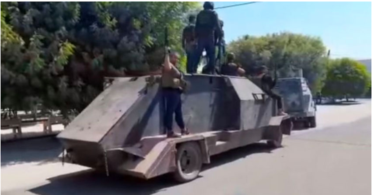 Video: CJNG Parades Monster Narco-Tank Through El Aguaje, Michoacan ...