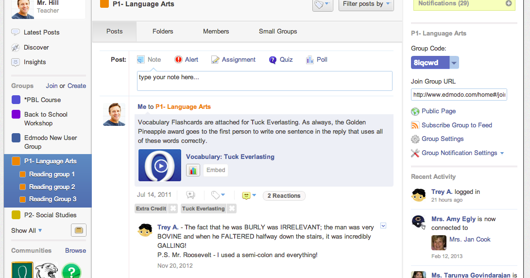 programas digitales: EDMODO