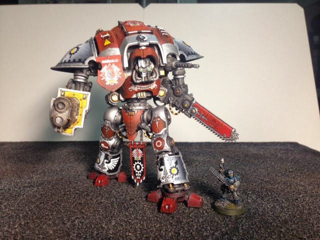 Anything But Ones: Completed House Taranis Imperial Knight.