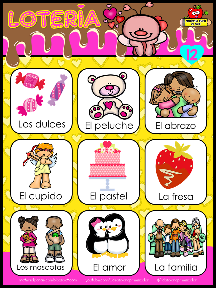 LOTERÍA DE SAN VALENTÍN(14 DE FEBRERO)