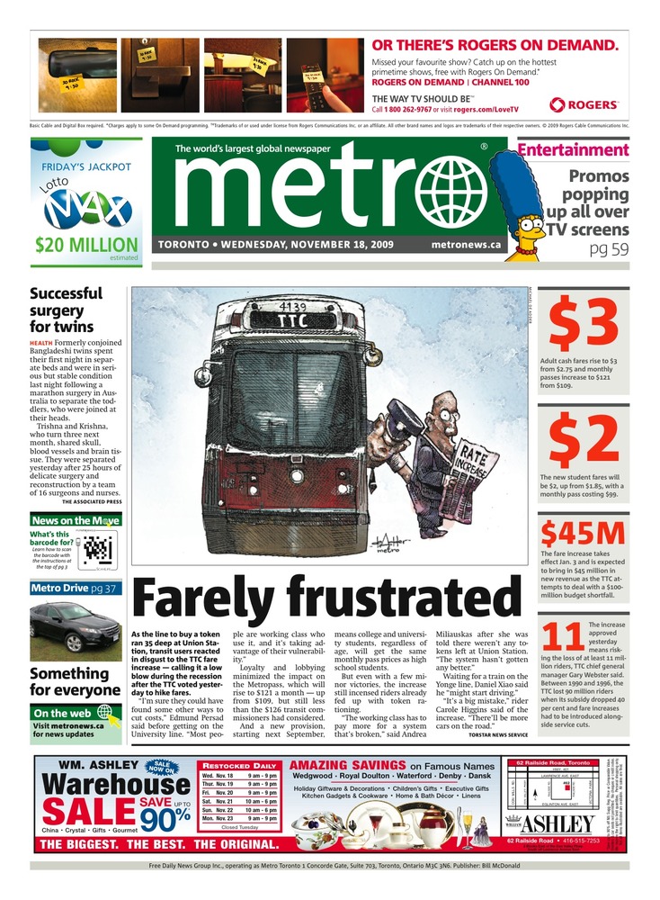 Guelph Politico: Things I Read in Metro Today