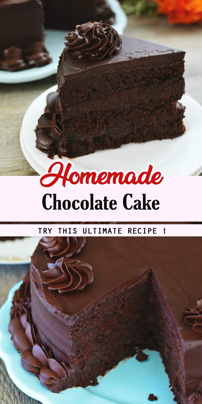 Homemade Chocolate Cake - BEEMBLOO KITCHEN