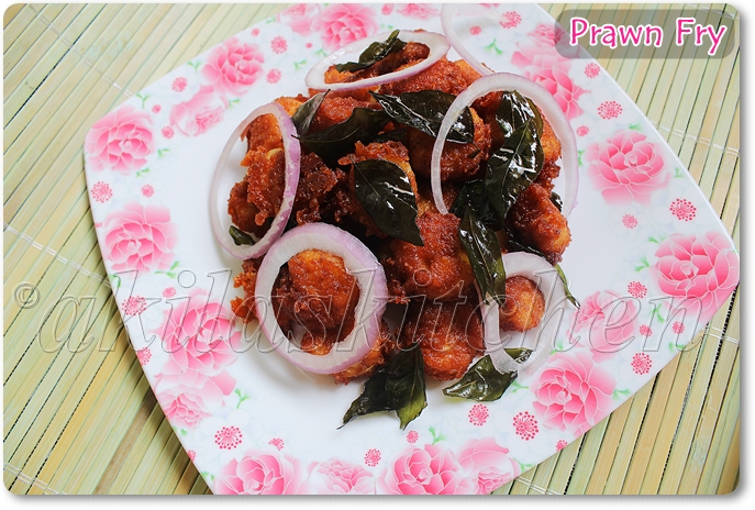 Prawn Fry / Eral Varuval - Learning-to-cook