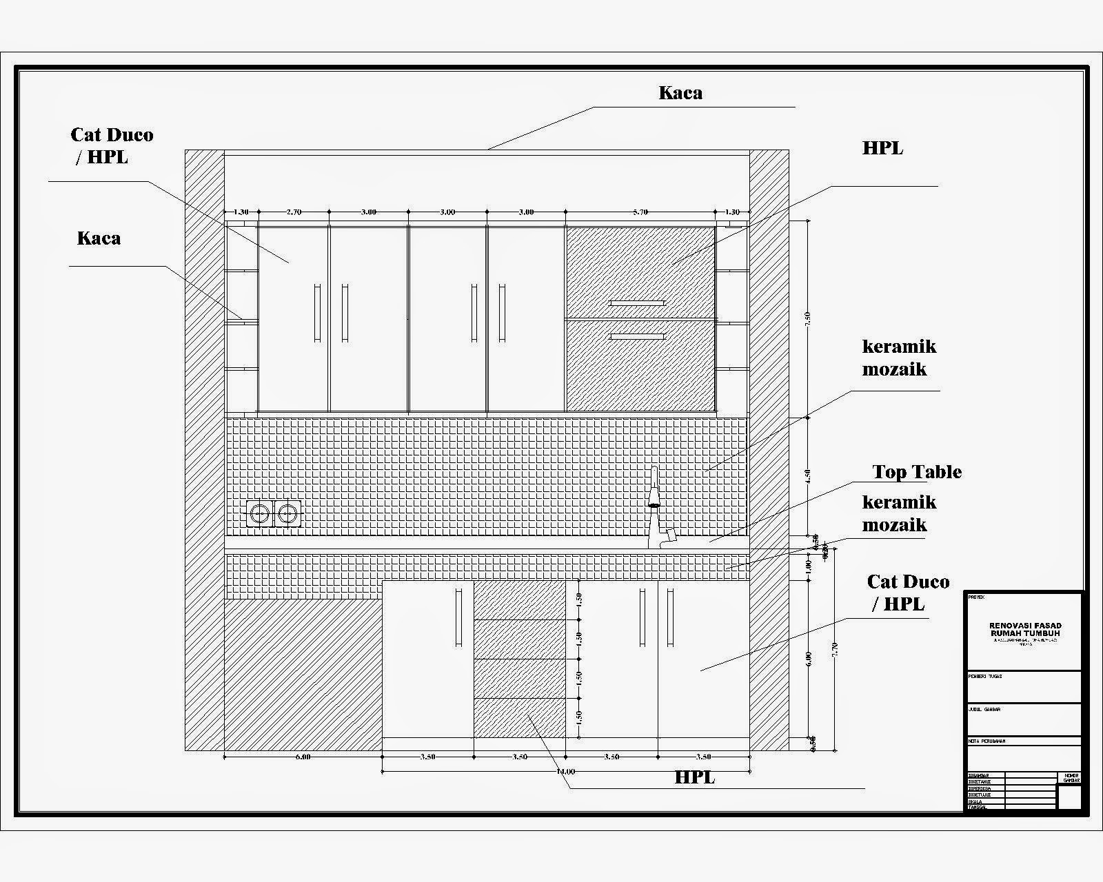 Memaksimalkan Pantry di Ruang yang Sempit, (Interior - Semarang)