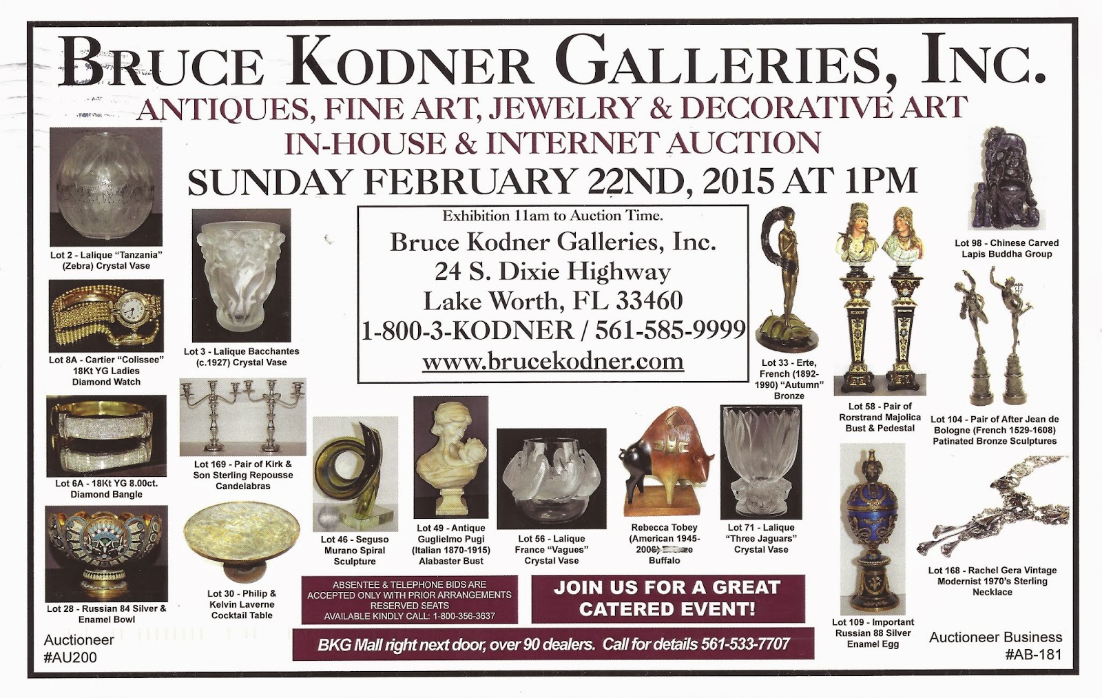 BRUCE KODNER AUCTION GALLERIES