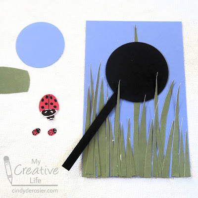Cindy deRosier: My Creative Life: Ladybug Magnifying Glass Craft