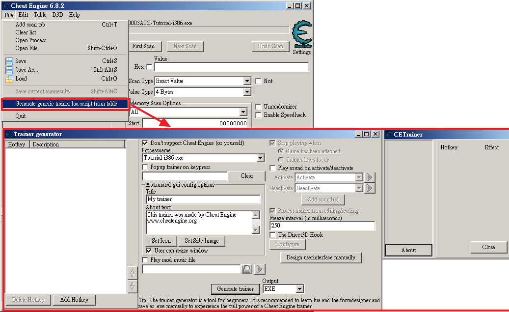 [Tool] Cheat Engine 功能介紹