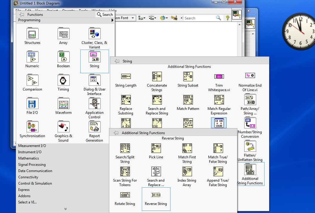 LabVIEW- To Check Number is Palindrome or Not