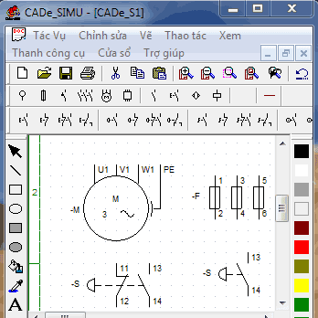 Test : CADe-SIMU - Phần mềm vẽ và mô phỏng mạch điện công nghiệp (Có ...