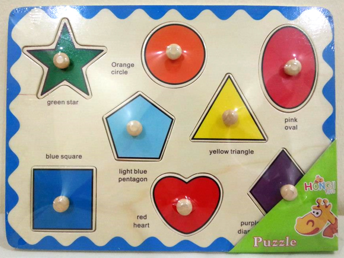 ::Jualan barangan bayi dan Kanak-kanak::: 8 Pieces Wooden Shape Puzzle ...