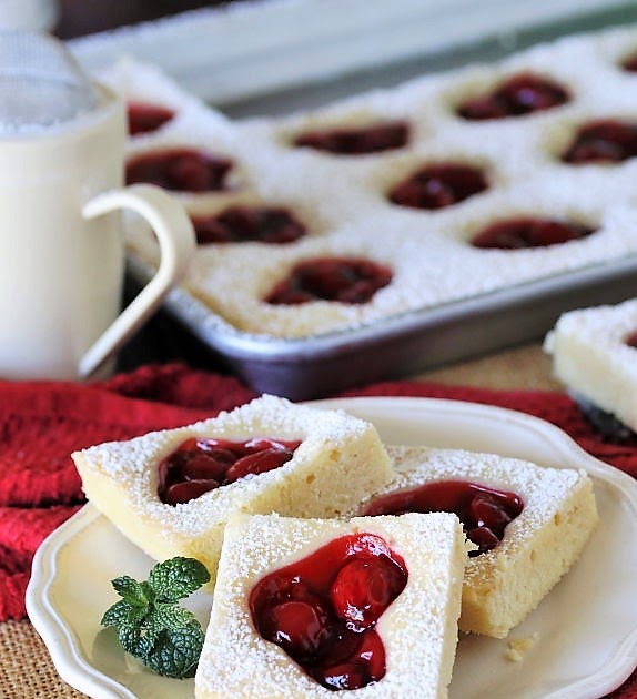 Holiday Cherry Squares | The Kitchen is My Playground
