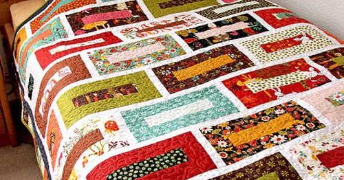 Quilt Today: Brick Wall Quilt - Tutorial