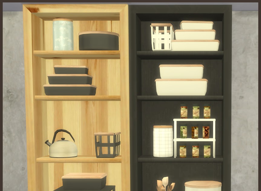 Pantry Decor 1. The Sims 4 Custom Content.