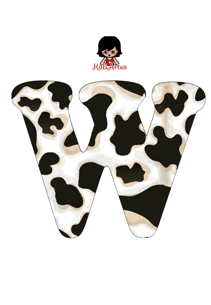 Abecedario de Piel de Vaca. Cow Leather Alphabet. - Oh my Alfabetos!