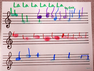 Tippytoe Crafts: Fingerprint Musical Notes