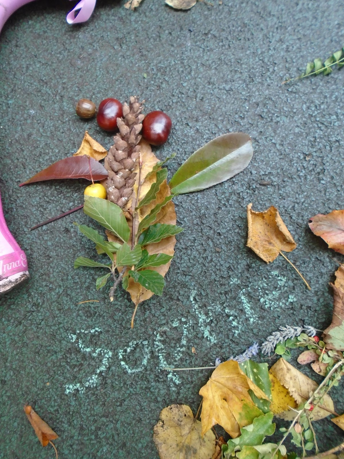 Reception Class Blog: Autumn Transient Art