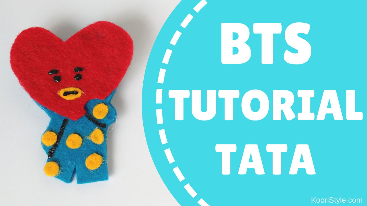BTS Tutorial: BT21 Tata Pin - Koori Style