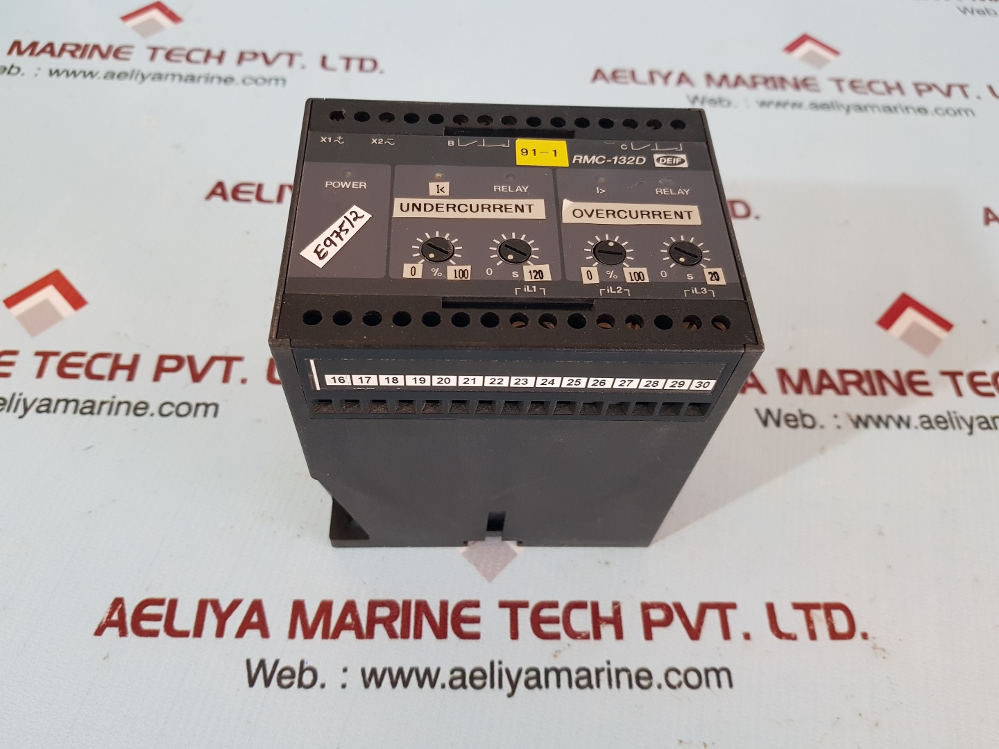 DEIF RMC-132D CURRENT AND SHORT CIRCUIT RELAY 110VAC - Aeliya Marine