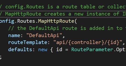 Aspnet Web Api Route