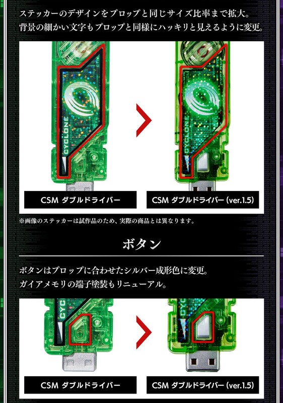 Premium Bandai Reveals Complete Selection Modification Double Driver Version 1.5 - JEFusion