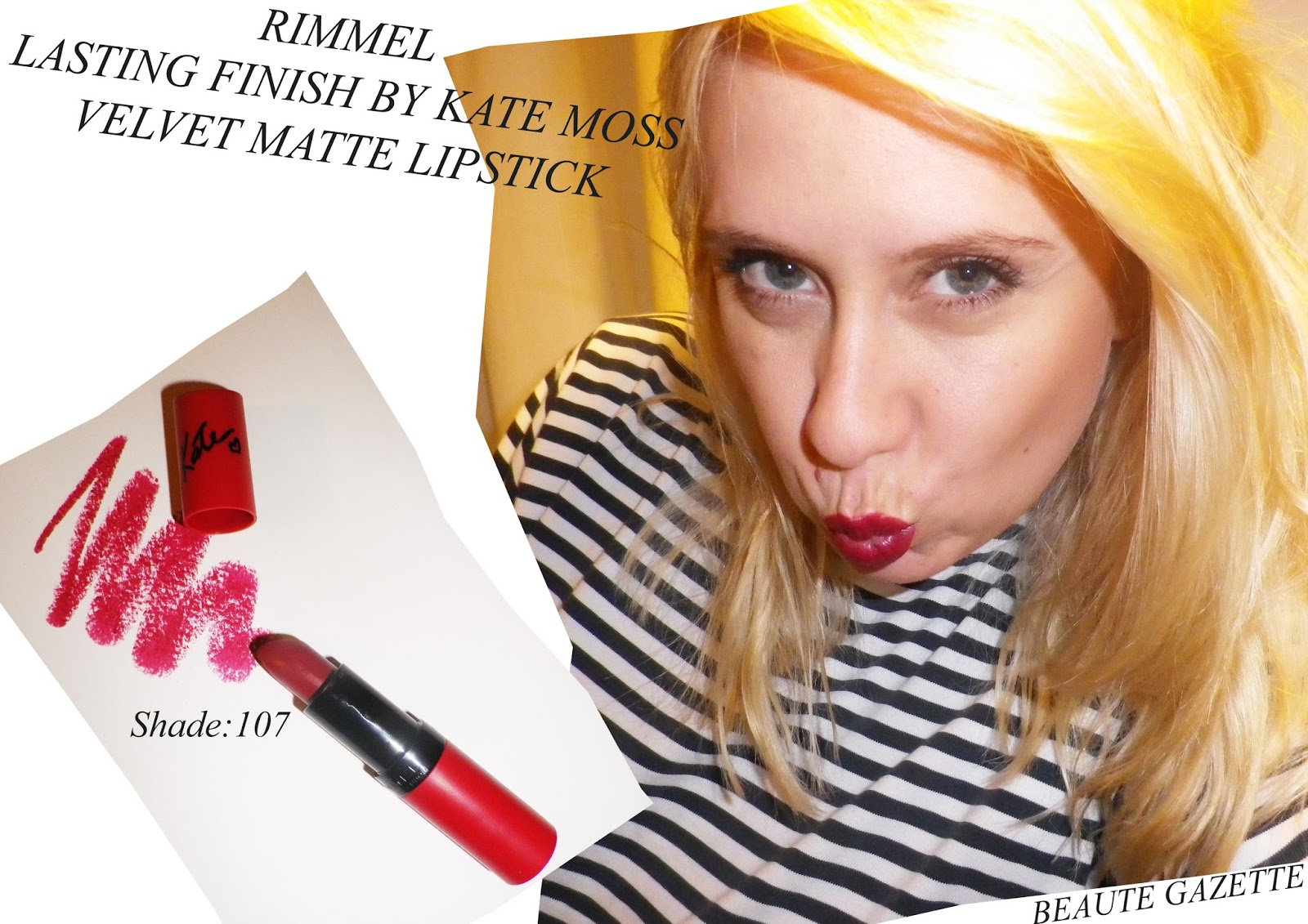 Beauté Gazette: Red Lipstick Love : Rimmel Lasting Finish by Kate Moss ...
