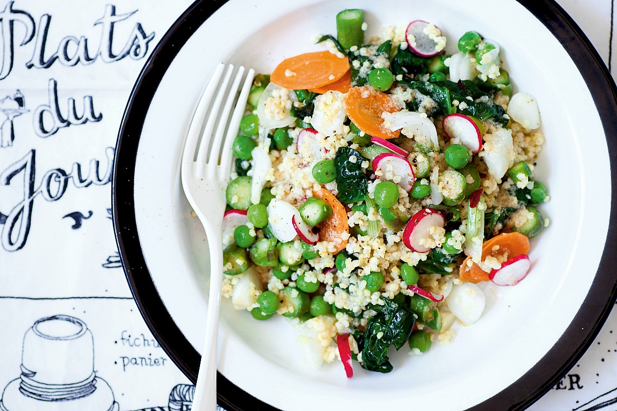 Magnifique Millet With Spring Vegetables – Act One Art