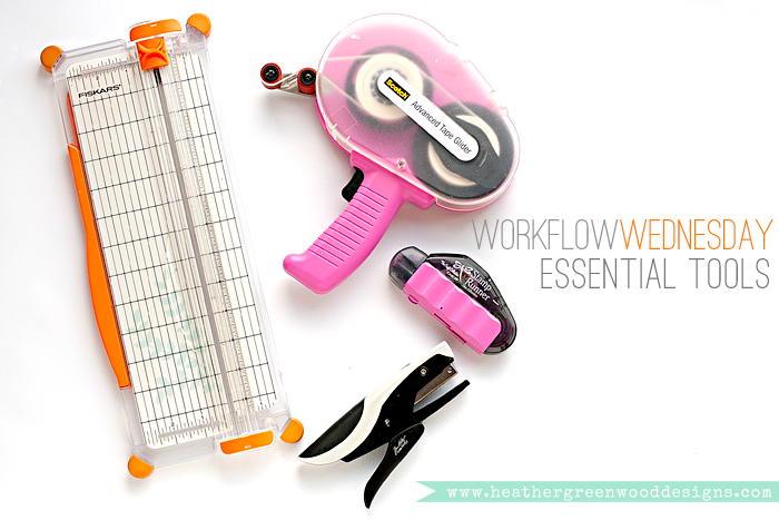 Workflow Wednesday: Additional Essential Tools For Pocket Scrapbooking ...