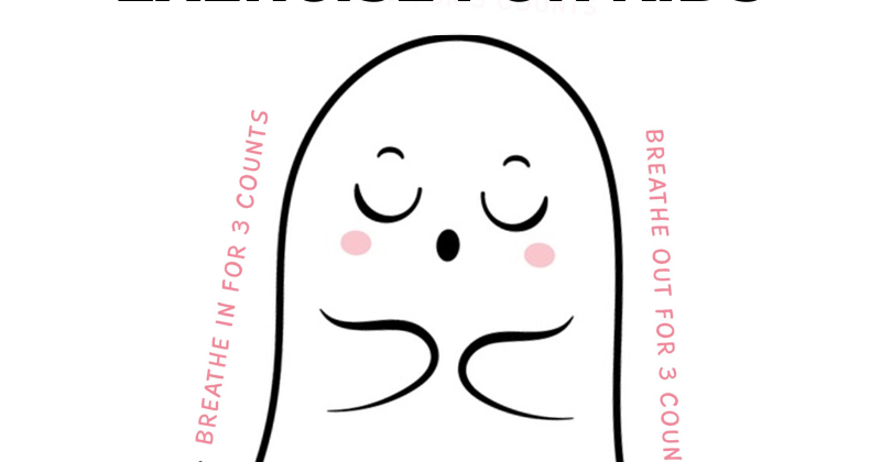 Ghost Deep Breathing Exercise {Free Printable Poster Included!} | And ...