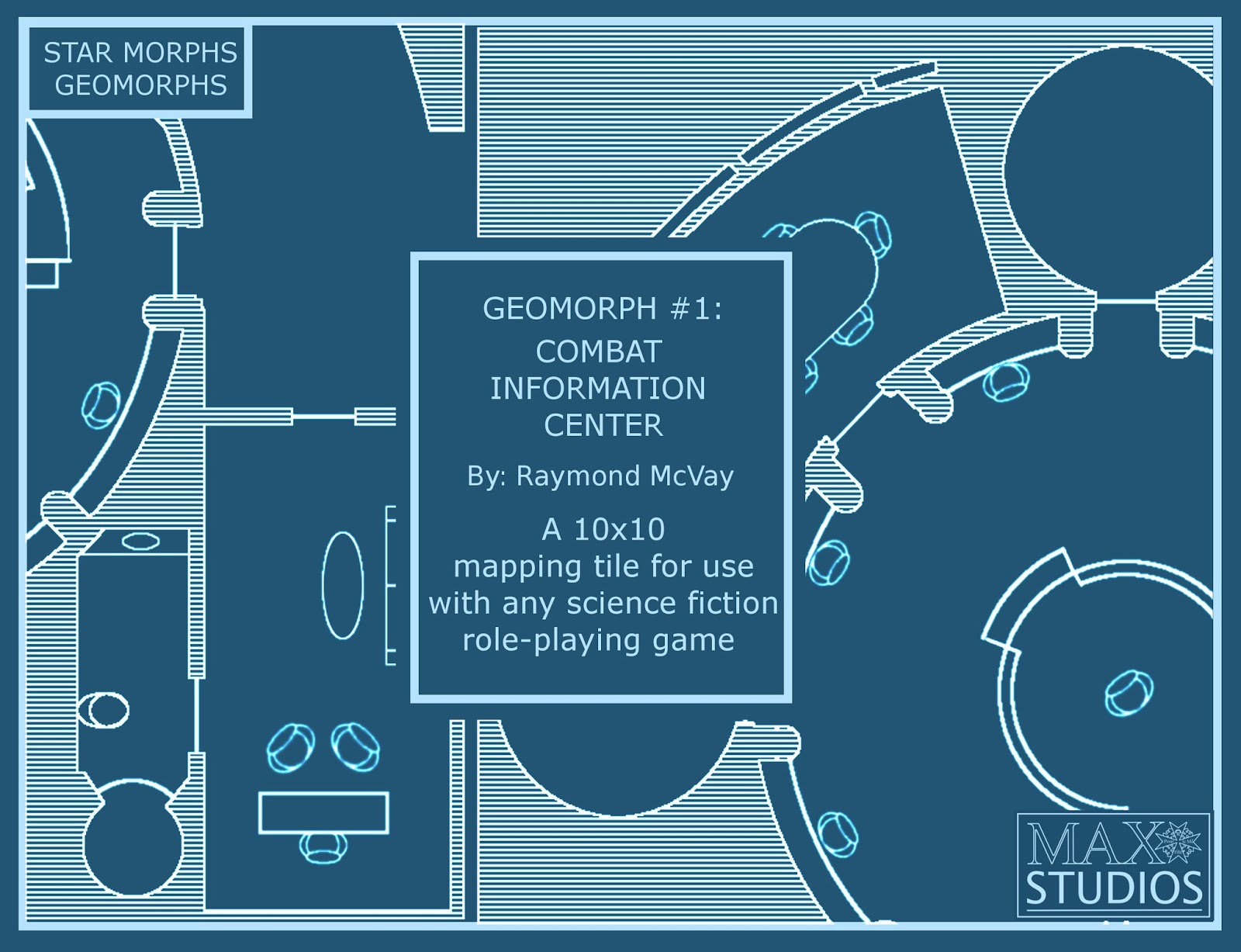 Blue Max Studios: Starmorphs Geomorph #1 Combat Information Center On ...