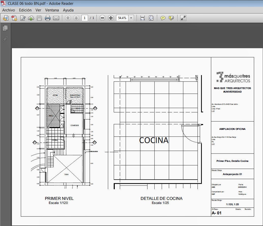 Impresión de planos en Archicad - Archicad - Artlantis - TwinMotion - Lumion