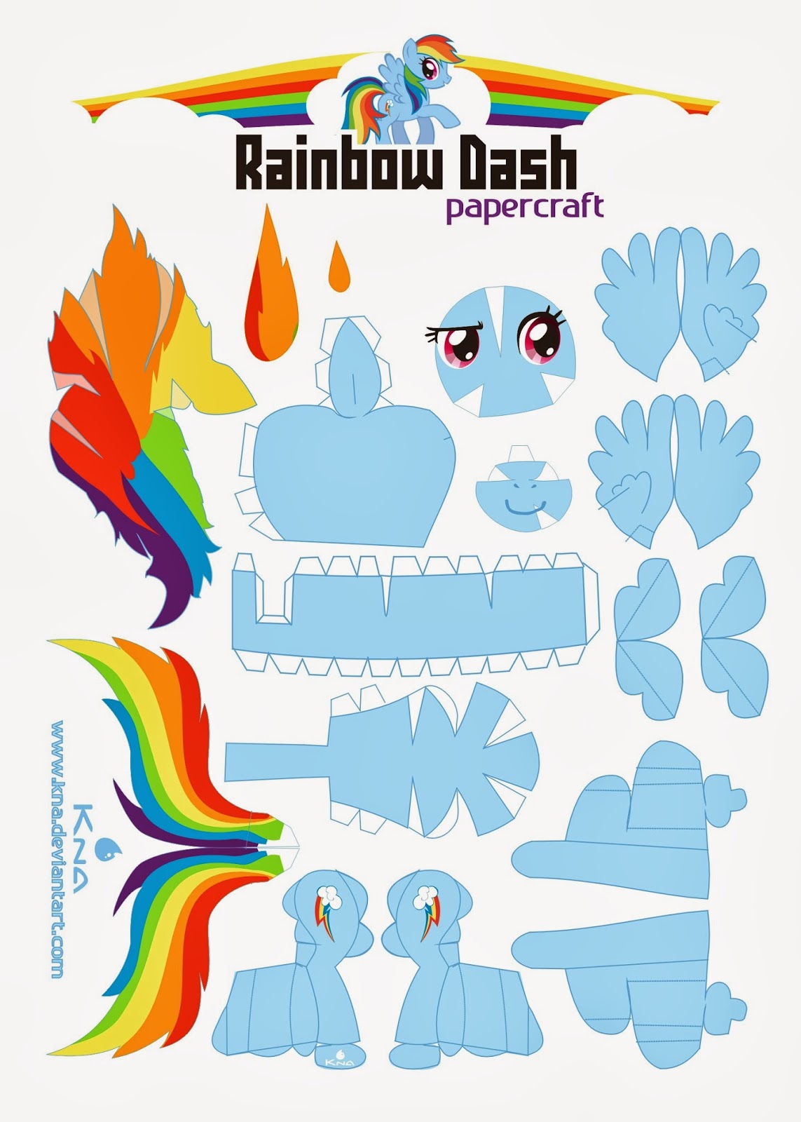 Equestria Girls: Papercraft do Mlp!