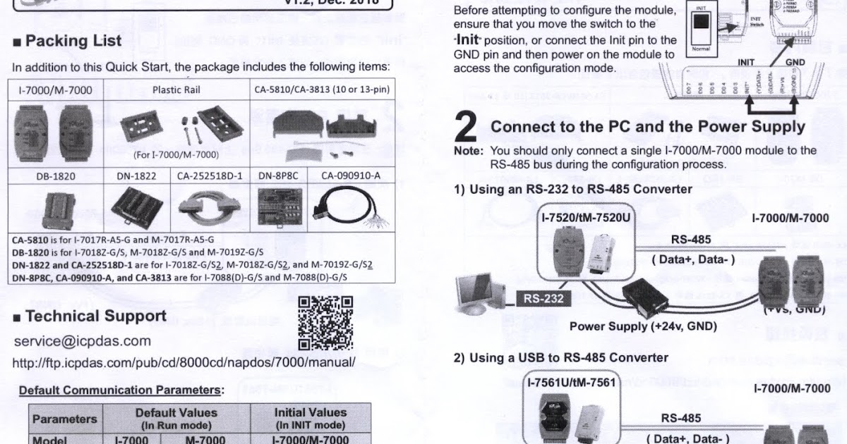 MONTAĜKA: Особенность настройки ICP CON 7061D