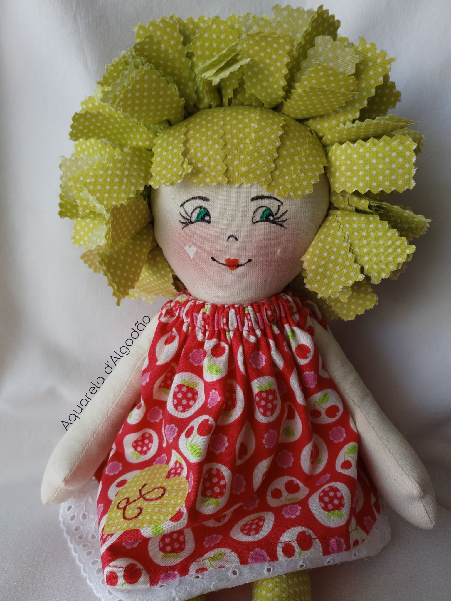 Aquarela d'Algodão: A Boneca Moranguinho