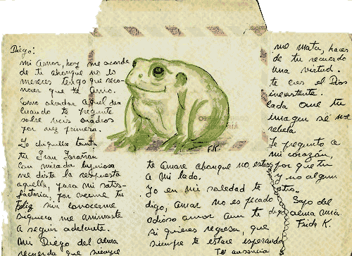 CARTA DE AMOR de FRIDA KAHLO A DIEGO RIVERA - EL CLUB DE LOS LIBROS ...