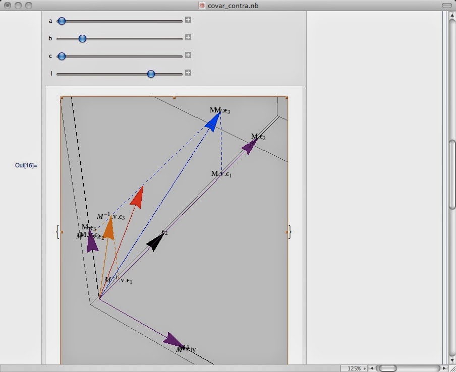Quindi: View Contravariant and Covariant components of a 3-vector with ...