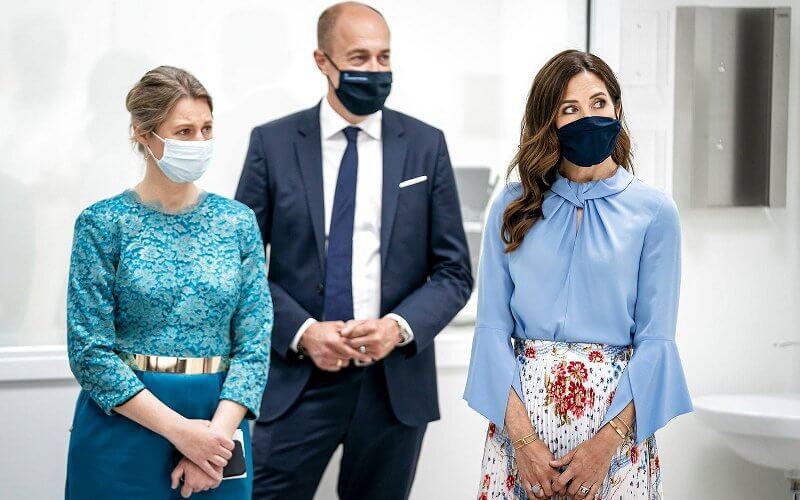 Crown Princess Mary opened additional service building of Herlev Hospital