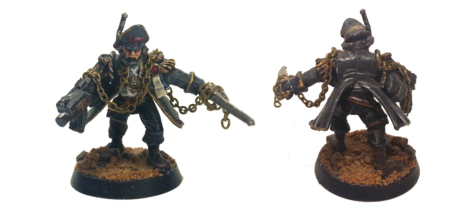 Captain Stainguard 40k Scratch Building : The 44th Steel Legion Commander