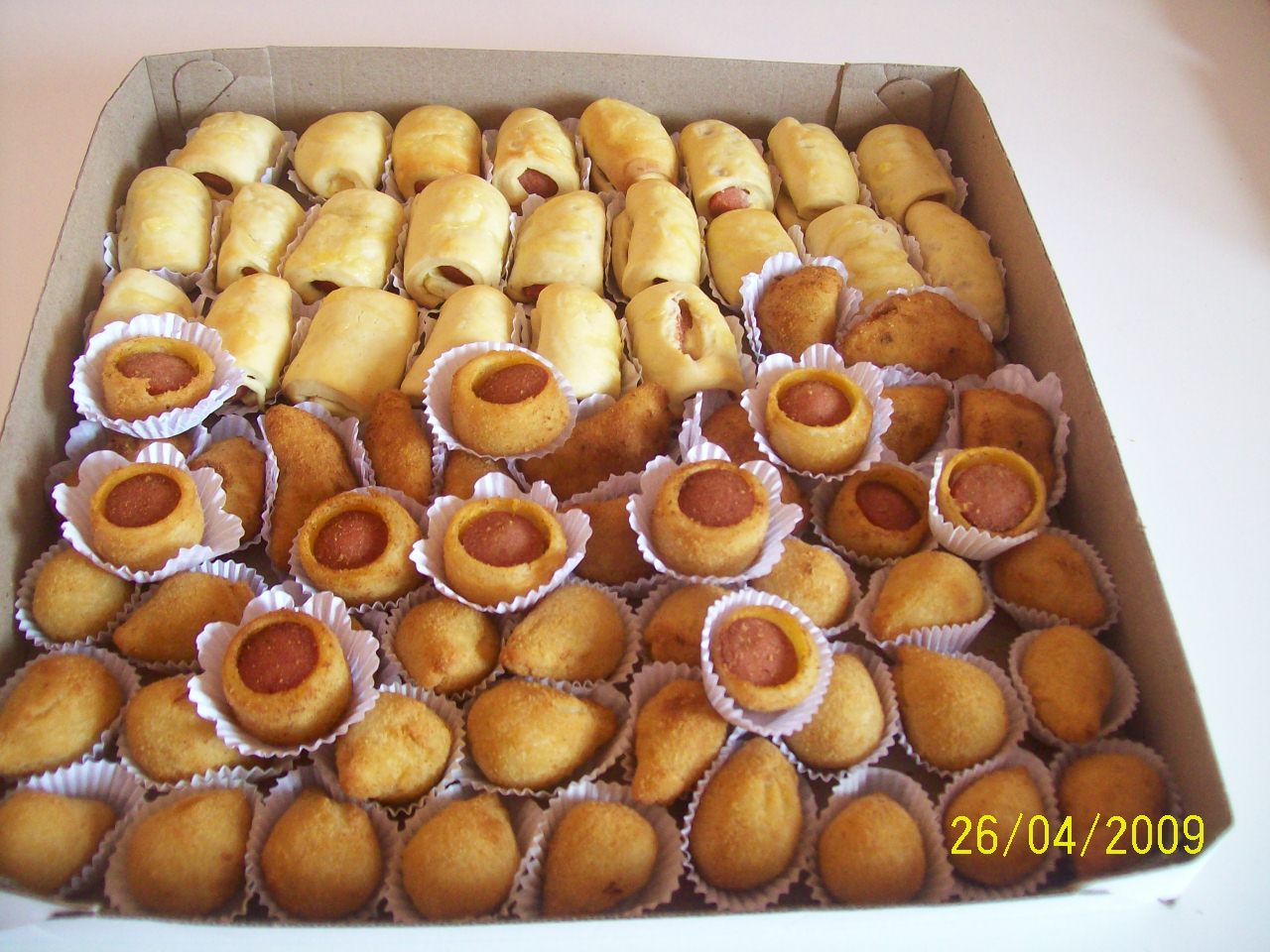 Seven Doces e Salgados: Salgados para festas.