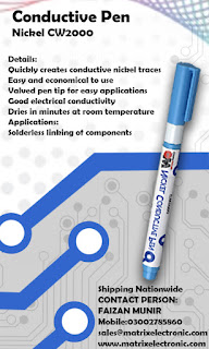 Conductive Pen Nickel CW2000: circuit drwaing pen cw2000 in pakistan