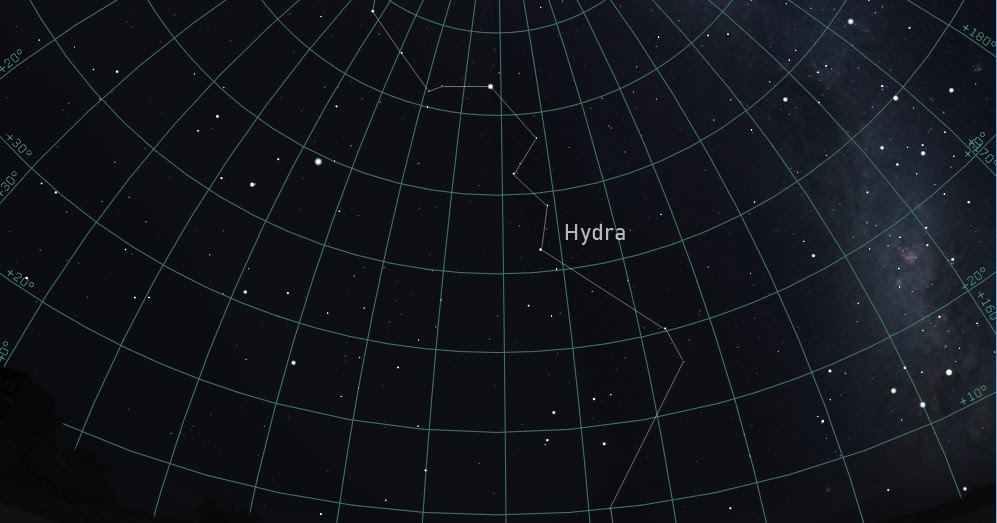 Hydra, Rasi Bintang Terbesar di Langit Bumi - Info Astronomy