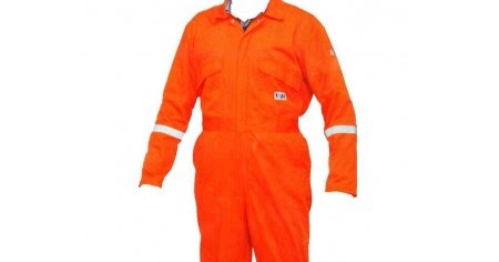 top coverall orange/blue