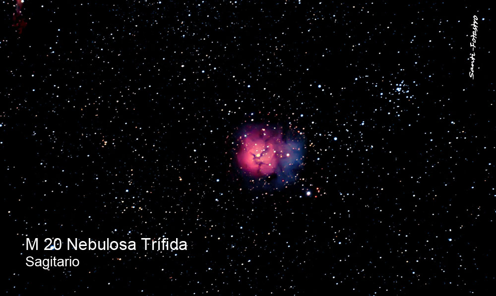 SantiFotoAstro: M20. Nebulosa Trífida