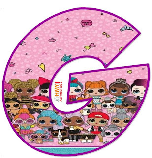 Alfabeto LOL Surprise. Cute LOL Surprise Abc. - Oh my Alfabetos!