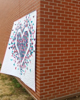 Slice of Pi Quilts: Exploding Heart Quilt - Pattern Release!