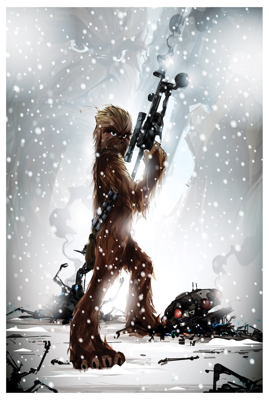 Fashion and Action: Some Chewbacca Fan Art Love for Wookiee Life Day!