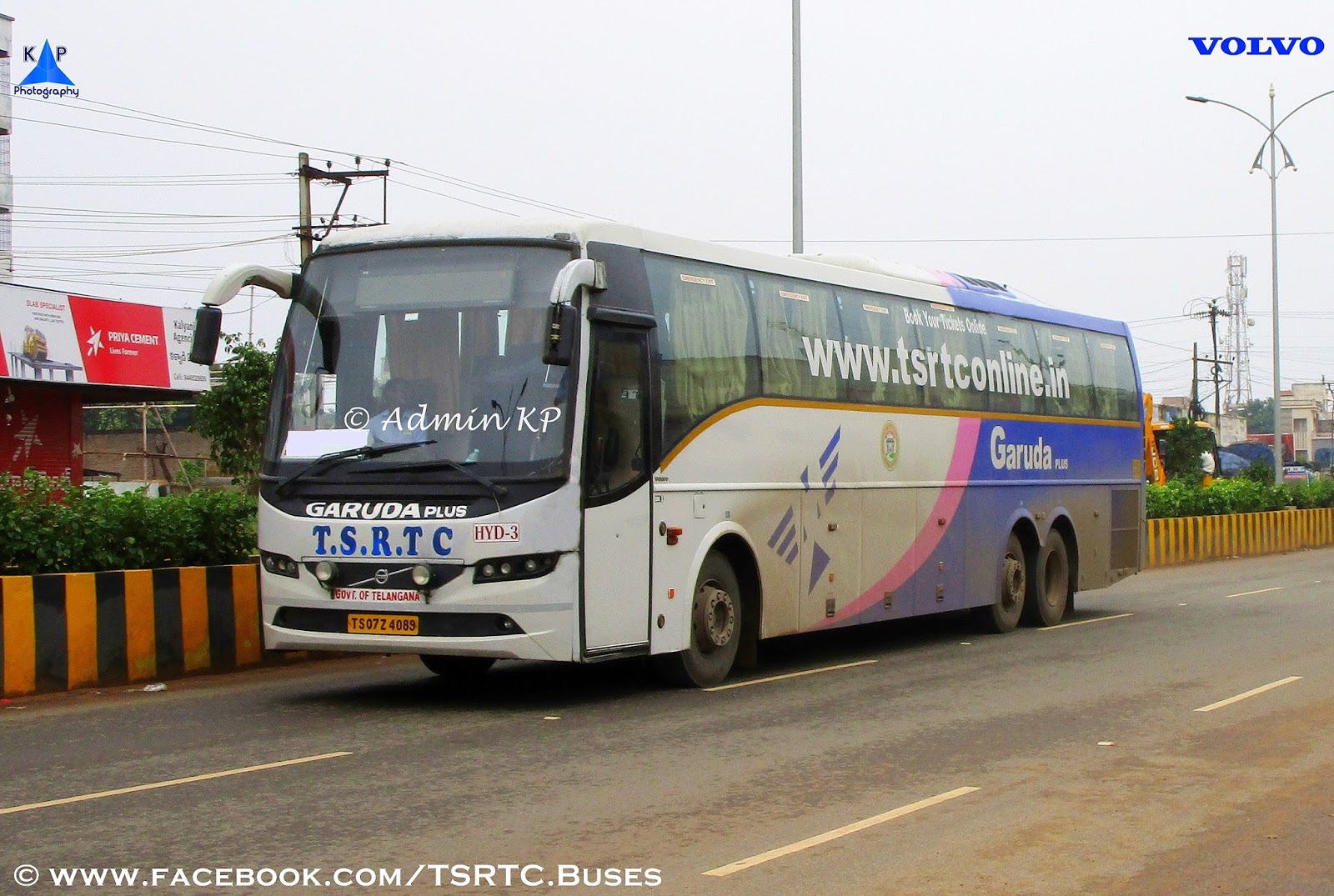 TSRTC GARUDA PLUS Buses VOLVO B9R I-Shift and Scania 13.7m