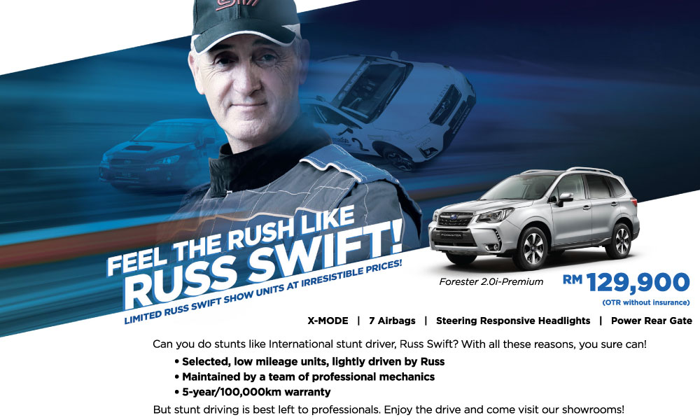 Motoring-Malaysia: Limited Subaru Russ Swift Show Units For Sale at ...