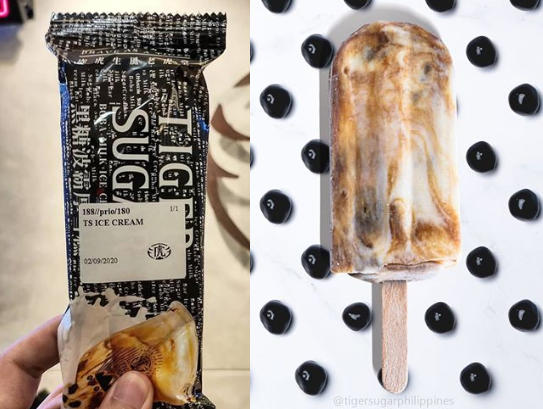 Tiger Sugar Ice Cream With Brown Sugar Boba And Pearls Now Available