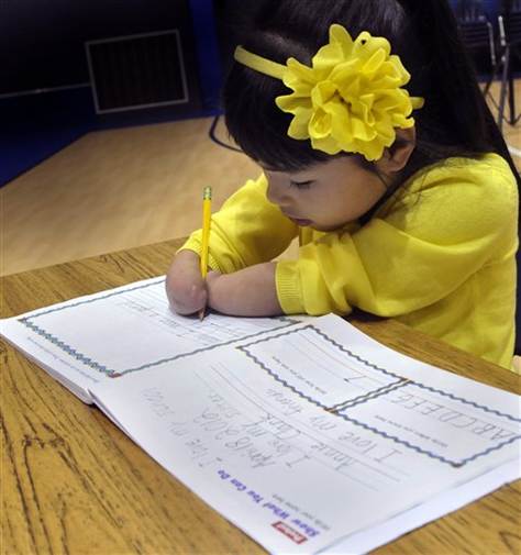 Illustrations: Girl Born Without Hands Wins Penmanship