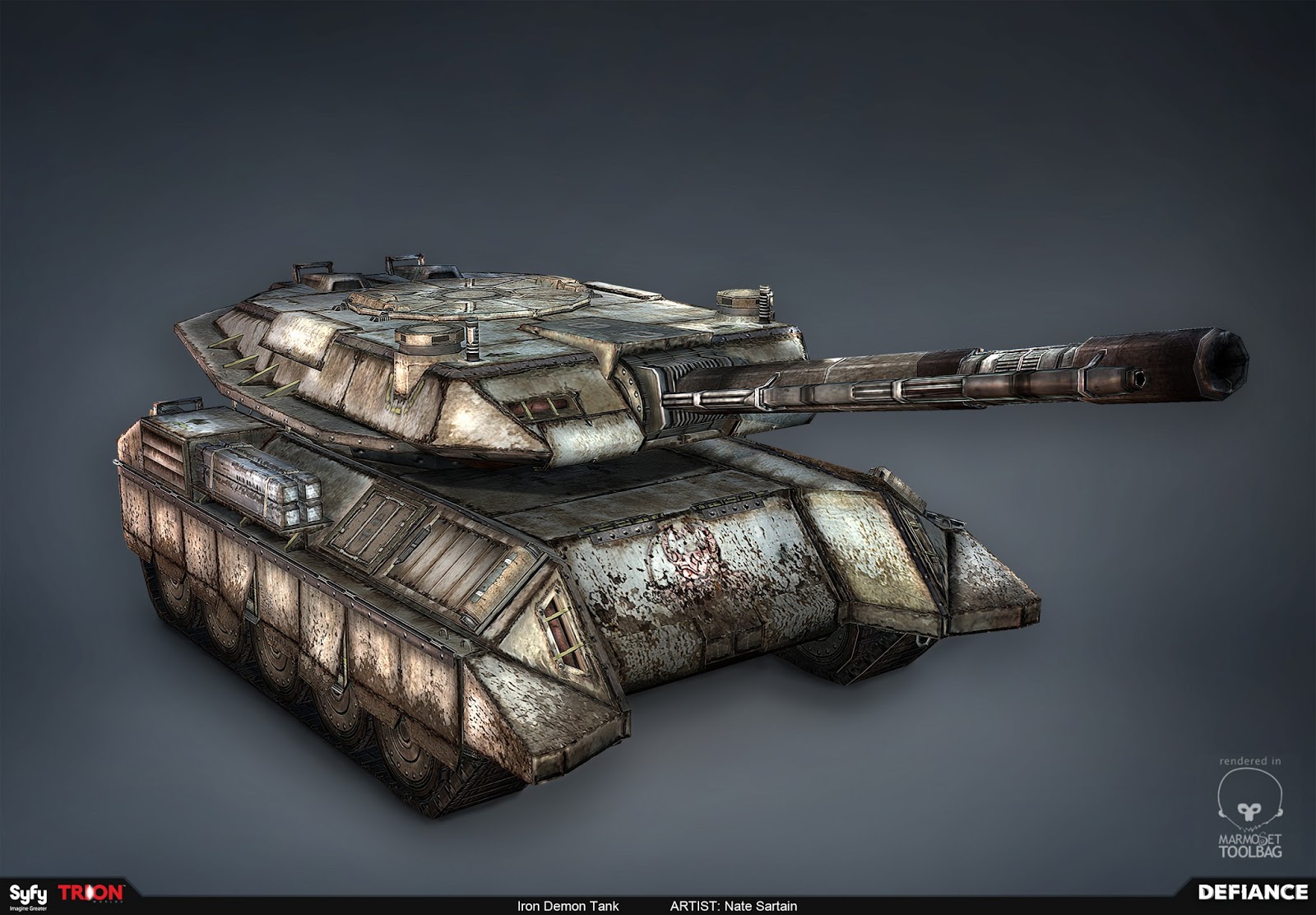 Nate's Art Blog: Iron Demon Tank